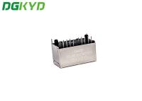 China Modular 180 Degree 1X2 Ethernet RJ45 Connector for sale