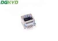 China 1x2 8P8C RJ45 Ethernet Connector with Metal Shield 1500V AC for sale