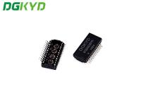 China KG2423PR 24-Pin SMD Cat6 Gigabit Ethernet Transformer Module with 2-Pair Core for 10/100 BASE-TX Networks for sale
