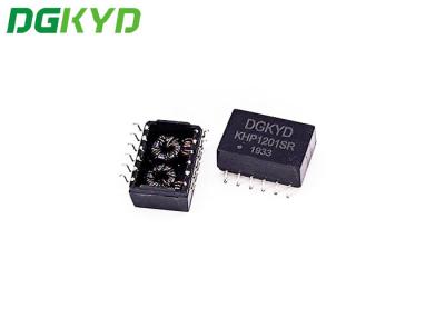 China KHP1201SR 12-Pin SMD Ethernet Transformer Module for 10/100 BASE-TX Networks with 2 Core Pairs for sale