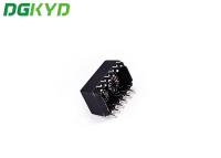 China KHP1201SR 12-Pin SMD Ethernet Transformer Module for 10/100 BASE-TX Networks with 2 Core Pairs for sale