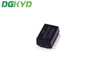 China KHP1201SR 12-Pin SMD Ethernet Transformer Module for 10/100 BASE-TX Networks with 2 Core Pairs for sale