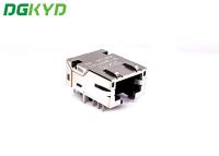 China DGKYD1611Q002FF3A2DB2057 2.5G RJ45 Ethernet Jack 23.88mm TAB-DOWN with LED Indicators for sale