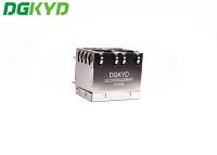 China 1 Gigabit 2x2 RJ45 Network Connector PA66 Housing 10 100 1000BASE-T for sale