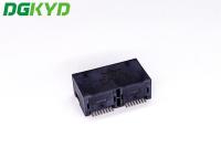 China UL 94V-0 56 Double Port TAB UP RJ45 Network Connector for sale