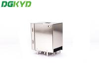 China DGKYD711Q170AE5W2D057 Integrated Tab-Up RJ45 Network Connector with Dual USB 2.0 Ports for PCMCIA Cards for sale