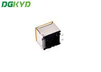 China DGKYD52241188GWW5SB4134 SMT Single Port RJ45 Connector 180 Degree Without LED 8 Position for sale
