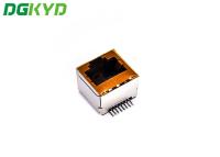 China DGKYD52241188GWW5SB4134 SMT Single Port RJ45 Connector 180 Degree Without LED 8 Position for sale