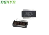 China KG2401PR 24-Pin SMD Cat6 Ethernet Transformer Module 100/1000 BASE-TX with 350μH Inductance for sale