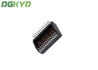 China KG2401SR 24-Pin SMD Cat6 Gigabit Ethernet Transformer - 100 Ohm Impedance, 350μH Inductance for sale
