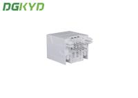 China DGKYD52T1188IWC1DB1019 Single Port RJ45 Network Socket 180° Right Angle PCB Mount Without LED for sale