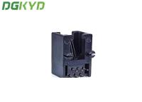 China DGKYD53211166IWA1DY1017 PBT RJ45 Single Port Connector 6p6c Tab Down 100 Ohm Impedance for sale