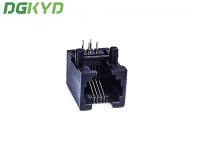 China DGKYD53211164IWA1DY1017 G/ Fu Single Port Rj45 Modular Socket Lightless Plastic 6p4c Interface for sale