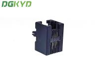 China DGKYD53211164IWA1DY1017 G/ Fu Single Port Rj45 Modular Socket Lightless Plastic 6p4c Interface for sale
