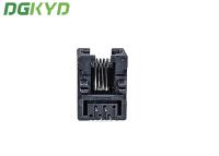 China DGKYD53211164IWA1DY1017 G/ Fu Single Port Rj45 Modular Socket Lightless Plastic 6p4c Interface for sale