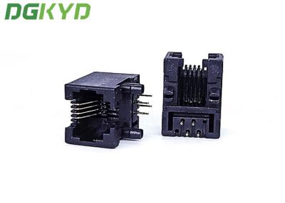 China DGKYD53211164IWA1DY1017 G/ Fu Single Port Rj45 Modular Socket Lightless Plastic 6p4c Interface for sale