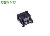 China SMT Single Port RJ45 Shielded Connector 8 Pin 1000BASE-T Sinking Plate 4.3 for sale