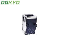China RJ45 Network Connector 25.3mm Integrated Transformer With Lamp for sale