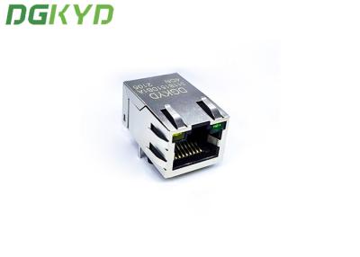 China RJ45 Network Connector 25.3mm Integrated Transformer With Lamp for sale