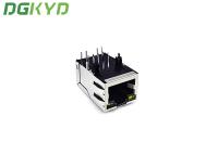 China RJ45 Network Connector 25.3mm Integrated Transformer With Lamp for sale