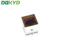 China Multi Port Shielded Rj45 Connector 8p12c PCB Communication Poe Filter for sale