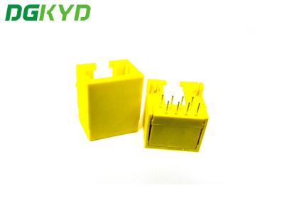 China DGKYD RJ45 Socket Connector 15.2×17.8×11.7mm Single Port Without Transformer for 10/100/1000BASE-T for sale