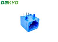 China 5621 Single Port RJ45 Socket Without Transformer - Blue PBT Connector for 10/100/1000BASE-T Ethernet with 350uH Inductance for sale