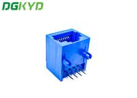 China 5621 Single Port RJ45 Socket Without Transformer - Blue PBT Connector for 10/100/1000BASE-T Ethernet with 350uH Inductance for sale