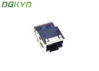 China Gigabit Ethernet Modular Jack Singleport Without Led Sinking Plate Chip Integrated Transformer 14pin for sale