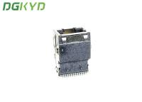 China Gigabit Ethernet Modular Jack Singleport Without Led Sinking Plate Chip Integrated Transformer 14pin for sale