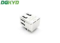 China DGKYD211B054FG1A4D RJ45 Shielded Connector 8PIN 6U Gold Plating for sale