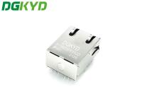 China Single Port 100M Integrated Transformer Ethernet Filter With 12Pin RJ45 Network Interface for sale