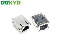 China Single Port 100M Integrated Transformer Ethernet Filter With 12Pin RJ45 Network Interface for sale