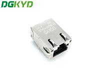 China Single Port 100M Integrated Transformer Ethernet Filter With 12Pin RJ45 Network Interface for sale