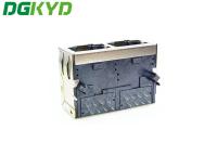 China Double Port 100M Integrated RJ45 Transformer 8-Pin Network Interface with 350μH Inductance and 2250VDC Rating for sale