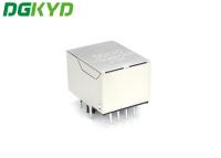 China RJ45 8P8C Single Network Port Female Socket Connectors 8Pin PCB Mount for sale