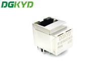 China Tab UP 1x1 Port 100 Base-T PoE+ Ethernet Rj45 Modular Wall Socket 10PIN PBT for sale