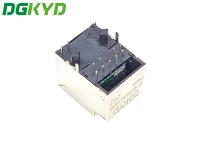 China Tab UP 1x1 Port 100 Base-T PoE+ Ethernet Rj45 Modular Wall Socket 10PIN PBT for sale