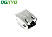 China DGKYD811Q487FN5A2DB057 Shielded RJ45 Modular Jack 8P12 with LED for 10/100/1000BASE-T Ethernet for sale