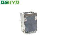 China 8P10C Female Rj45 Pcb Modular Jack With Led 100 Base-T Ethernet Connector RJ45 Socket for sale