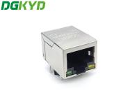China Lightning Protection RJ45 Connector 30U With Light And Shielding 8Pin 100M Integrated Filter for sale