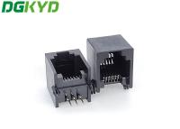 China RJ11 Network Port Connector 6P6C Modular Block Interface Without Filter - 0-70℃ Operating Temperature, 100Ω Impedance for sale