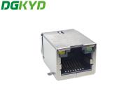 China DGKYD211Q380AA1A7S009 SMD RJ45 Gigabit Network Connector with 350μH Filter and 2250VDC Withstand Voltage for sale