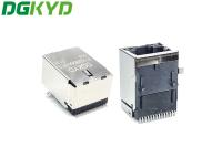 China DGKYD211Q380AA1A7S009 SMD RJ45 Gigabit Network Connector with 350μH Filter and 2250VDC Withstand Voltage for sale