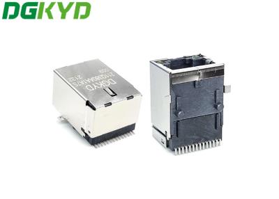 China DGKYD211Q380AA1A7S009 SMD RJ45 Gigabit Network Connector with 350μH Filter and 2250VDC Withstand Voltage for sale