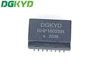 China KHP1602SR 16-Pin SMD Ethernet Transformer 100BASE-TX 100M with 2 Core Pairs for Cat6 Networks for sale