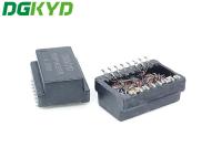 China KHP1602SR 16-Pin SMD Ethernet Transformer 100BASE-TX 100M with 2 Core Pairs for Cat6 Networks for sale