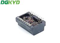 China KHP1602SR 16-Pin SMD Ethernet Transformer 100BASE-TX 100M with 2 Core Pairs for Cat6 Networks for sale