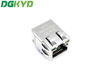 China DGKYD211B018FD2A4D standard RJ45 Connector With Light And Shielding 8Pin 100M Integrated Filter for sale