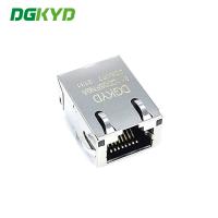 China DGKYD Gigabit Integrated Filter RJ45 Network Connector 12PIN PA66 1000BASE-T for sale